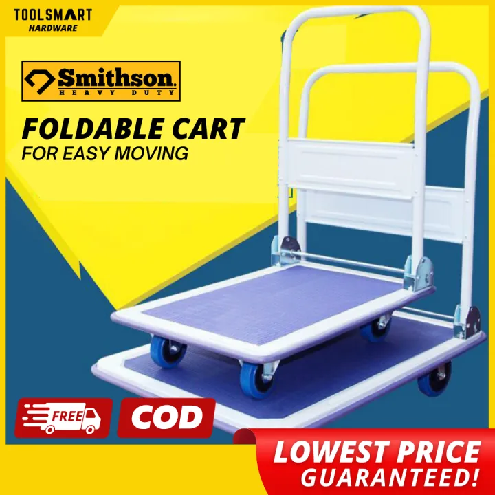 【SMITHSON】 Heavy Duty Platform Truck Hand Truck Foldable Dolly Cart For ...