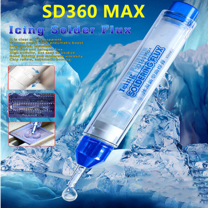 Solder paste Solder Flux MECHANIC SD360 Max10ml Icing Solder Flux Welding Advanced Oil Flux ...