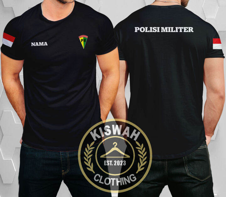 Kaos Tshirt Polisi Militer Satya Wira Wicaksana Logo Baju Distro | Lazada Indonesia