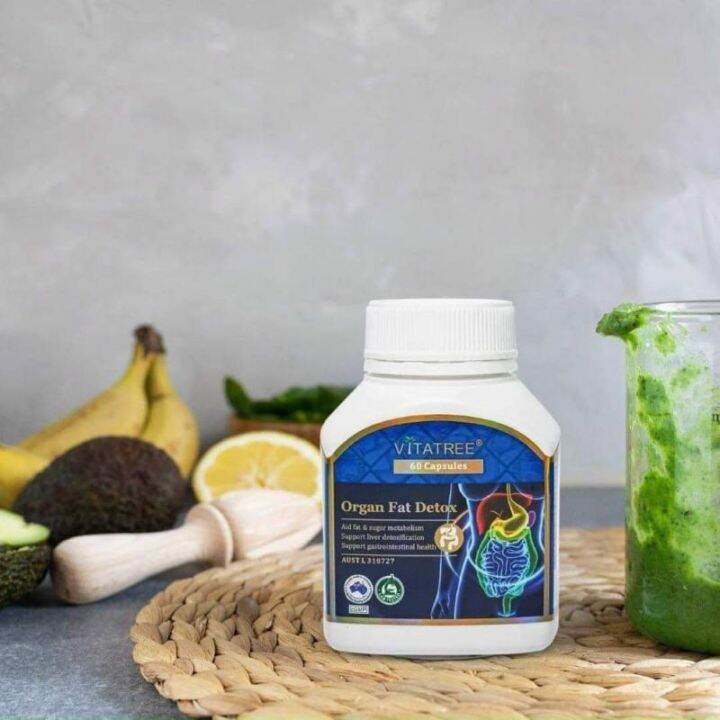 Viên uống giảm mỡ, THẢI ĐỘC MỠ NỘI TẠNG Vitatree Organ Fat Detox của ÚC ...