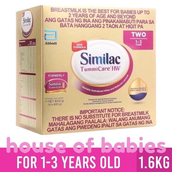 Similac TummiCare HW Two 1.6kg 1-3 Years Old Milk Supplement | Lazada PH