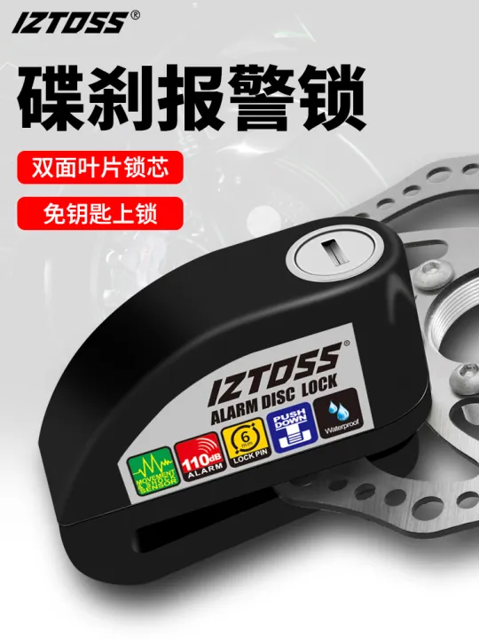 🏆IZTOSS Motorbike Disc ke Lock Alarm Lock ke Disc Security Lock ...