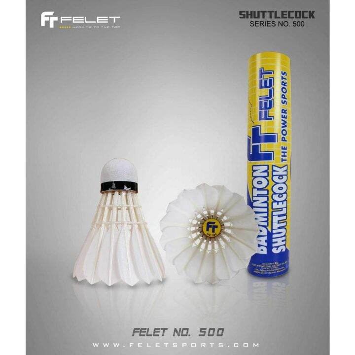 Felet Shuttlecock No.500 Badminton Fleet Racket | Lazada
