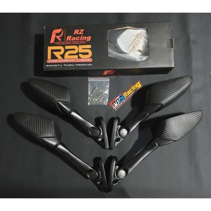 side miror motorcyle RZ RACING R25 SIDE MIRROR- NMAX155 | Lazada PH
