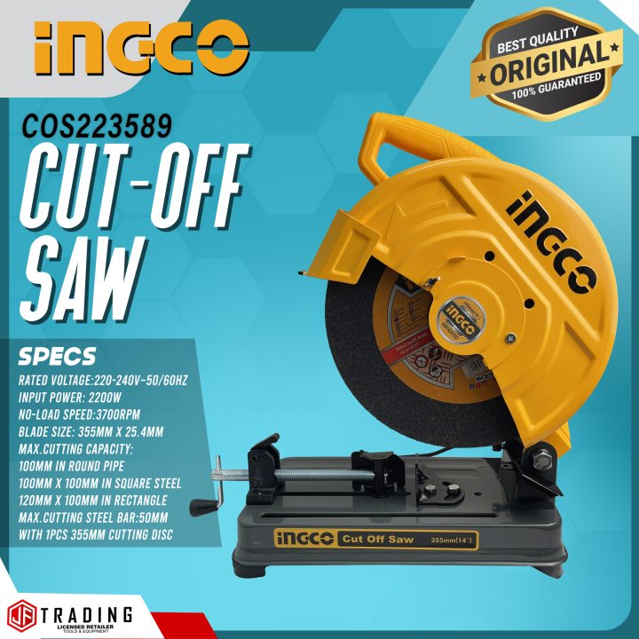 INGCO Cut-Off Saw COS223589 High Quality Brands ♦JF TRADING♦ | Lazada PH