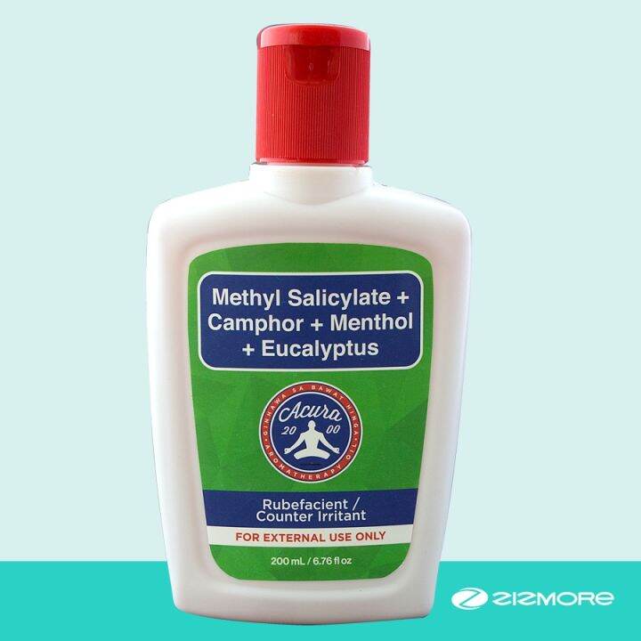 Zizmore Acura Aromatherapy Massage Oil Liniment 200 ML Rubefacient ...