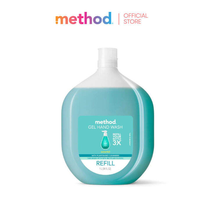 method gel hand wash refill - waterfall 1L | Lazada Singapore