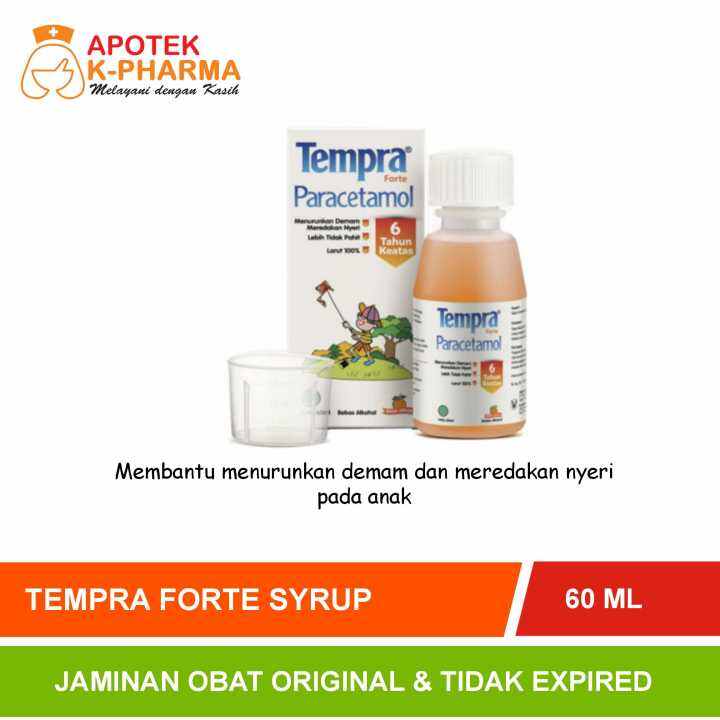 Tempra Forte ( Penurun Demam) Rasa Jeruk Isi 60 ml Original Taisho ...
