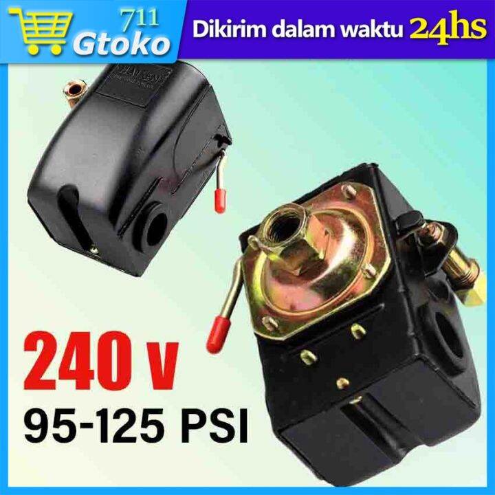 Katup Kontrol Kompresor Udara Automatic Pressure Switch Compressor ...