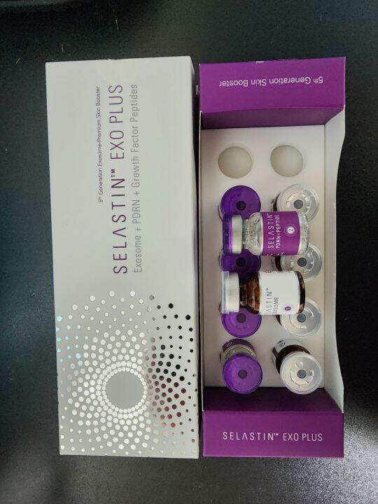 [SELASTIN EXO PLUS] 5ML + 50MG X 5SET CICA EXO+HA+PDRN SERUM SHIP FROM ...