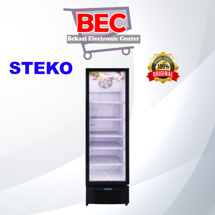 KHUSUS JABODETABEK//Showcase STEKO MG 300 5 RAK DISPLAY COOLER KULKAS ...