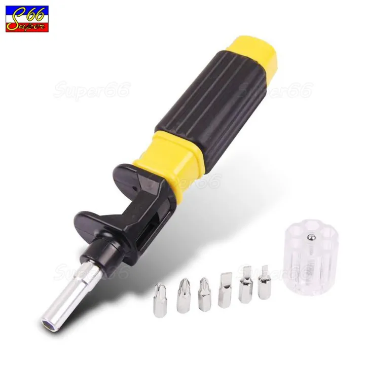 6 in 1 Bit 360 Rotating Chamber Screwdriver | Lazada PH