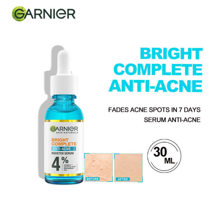 Garnier Anti Acne Serum With 4 Vitamin C Salicylic Niacinamide