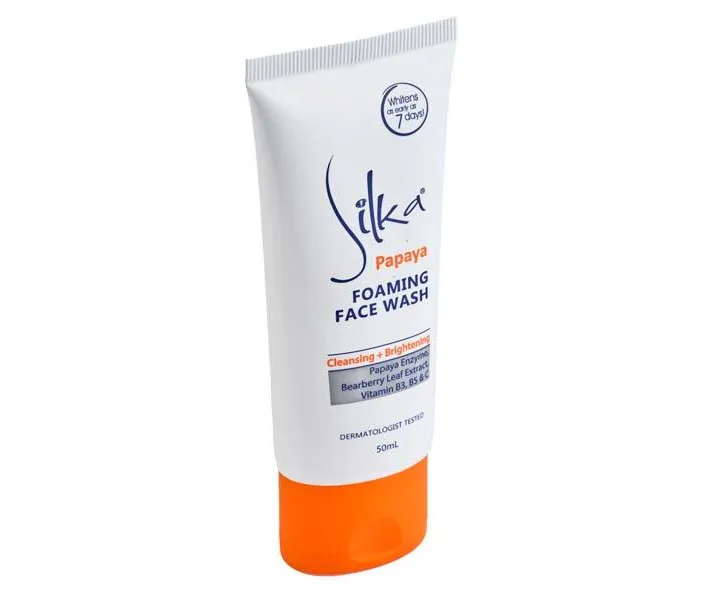 Silka Papaya Foaming Face Wash 50ml | Lazada PH