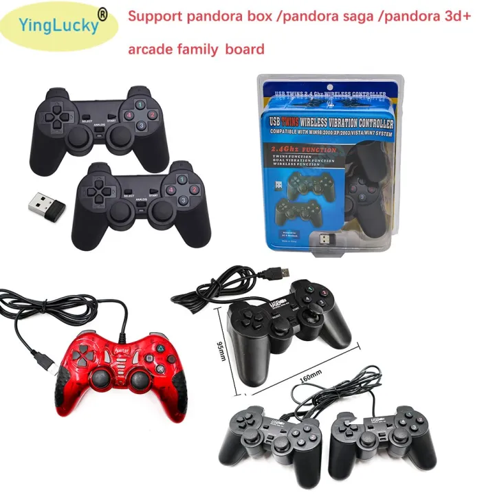 New Double Wired Wireless Joypad For Pandora Box 3D Pandora's DX Gaming ...