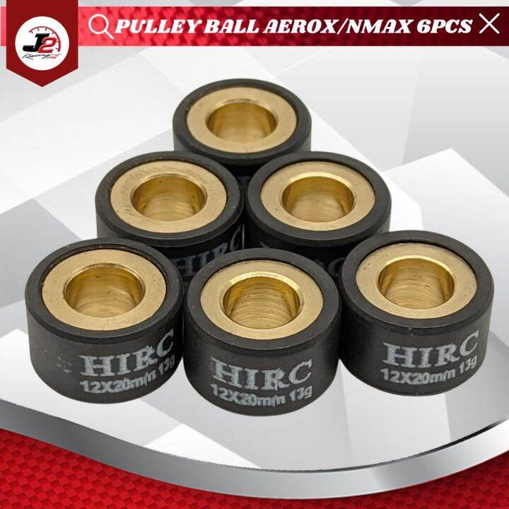 MOTORCYCLE HIRC PULLEY BALL NMAX/AEROX V1/V2 6PCS | Lazada PH