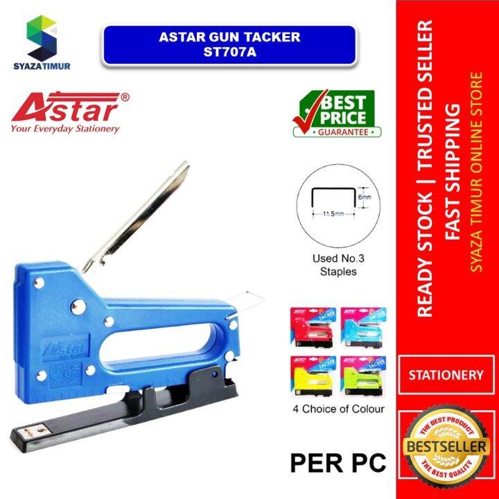 [ST-GR MY] ASTAR Gun Tacker ST707A | Stapler Besar / Stapler Tembak ...