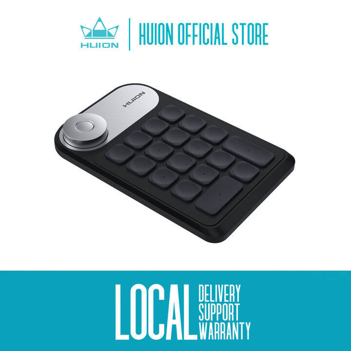 Huion Inspiroy Mini Keydial KD100 Bluetooth 5.0 Customizable Press Keys ...