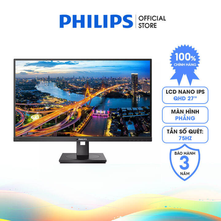 Màn hình Philips 27 inch 276B1 Nano IPS, 75MHz, QHD, USB-C Hàng chính ...