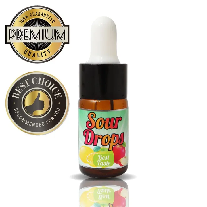 Liquid Sour Drops! รสเปรี้ยวแบบเหลวเข้มข้น Food Grade เกรดพรีเมี่ยม ...