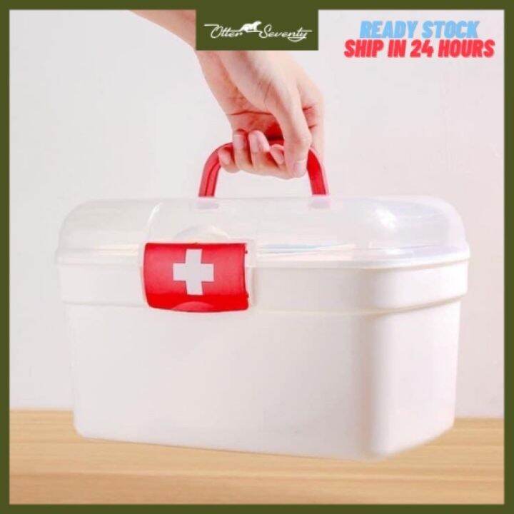 (READY STOCK) Multipurpose First Aid Storage Box Medical Box Portable ...