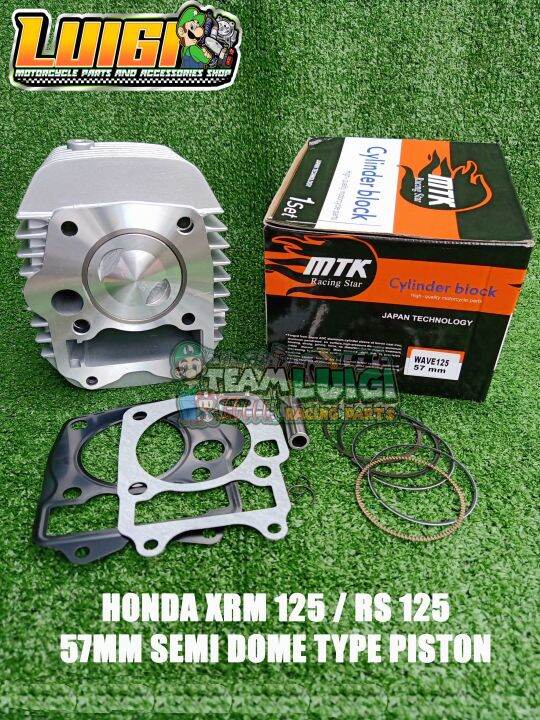 MTK HONDA XRM 125 / RS 125 57MM SEMI DOME TYPE PISTON CYLINDER BLOCK ...