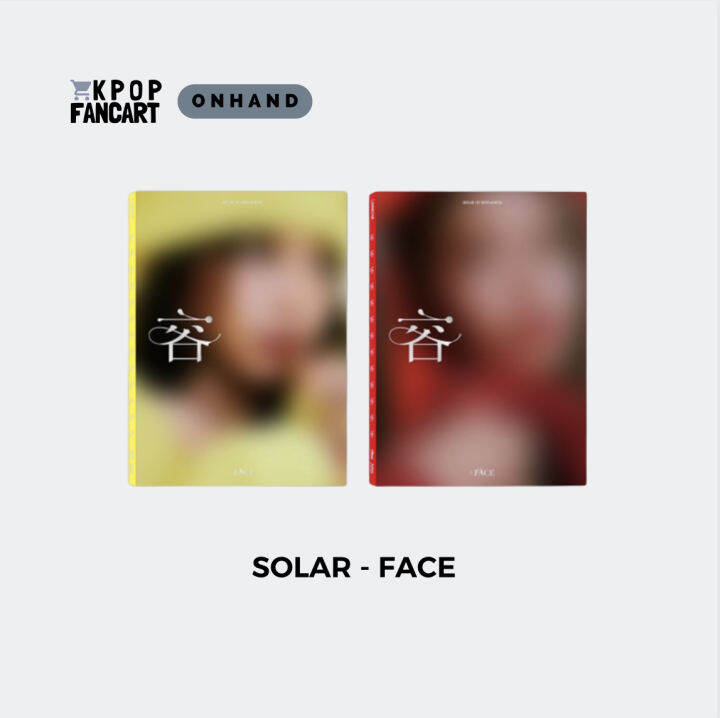 [UNSEALED] Mamamoo Solar 1st Mini Album - FACE | Lazada PH