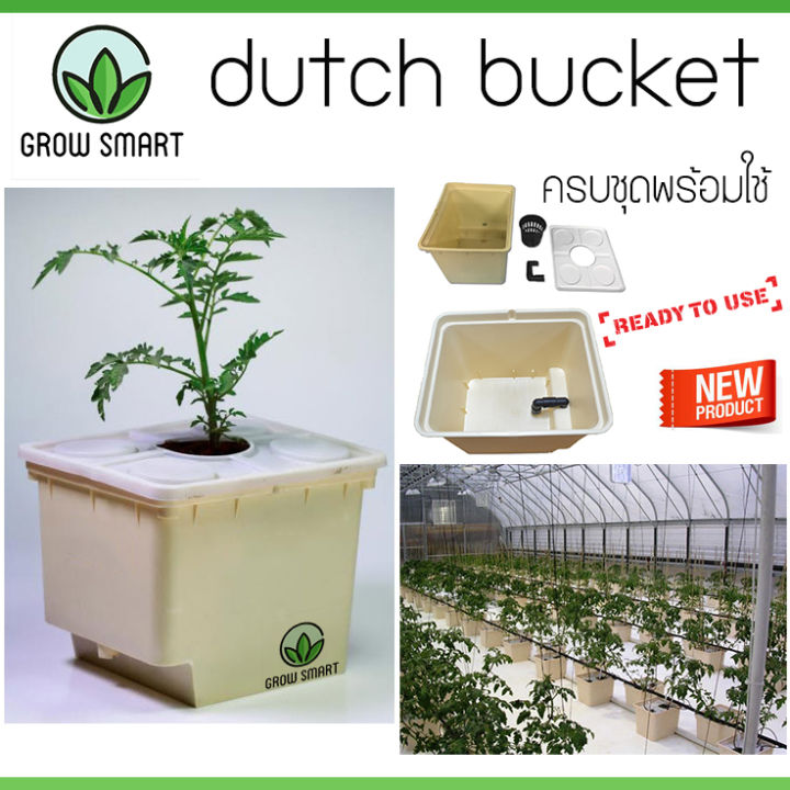 Grow Smart Dutch bucket Bato bucket Drip irrigation recirculating ...