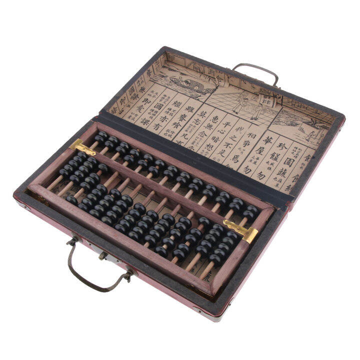 Pecine Portable Arithmetic Beads Mathematics Calculate Chinese Abacus ...