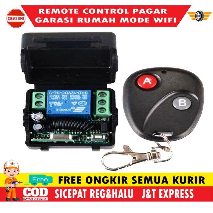 REMOTE PAGAR RUMAH REMOTE CONTROL PAGAR OTOMATIS MODE WIFI. | Lazada ...