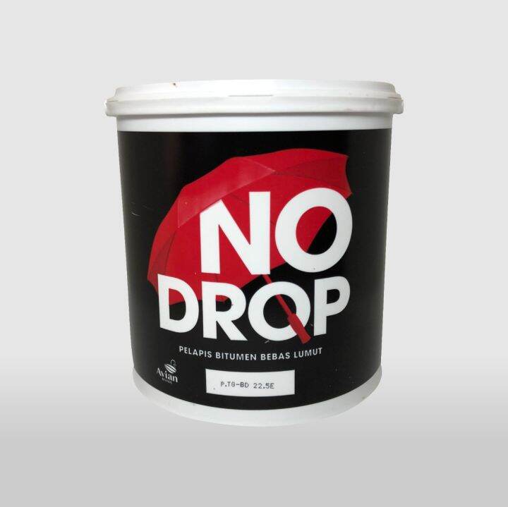 No Drop Bitumen Black 4kg / Nodrop Cat Pelapis Anti Bocor | Lazada ...