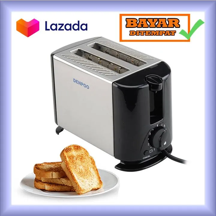 Pembakar Roti Pemanggang Roti Elektrik Sandwich Bread Denpoo Toaster DT ...