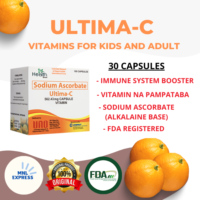 ORIGINAL ULTIMA-C SAFE AND EFFECTIVE (30 capsules) Vitamins na ...
