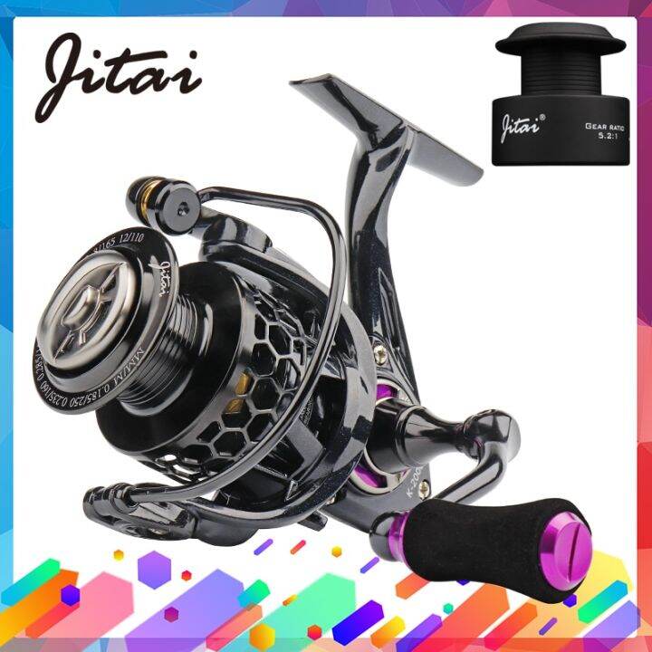 JITAI 2022 Spinning Reel with Free Spool Lightweight CNC Aluminum Spool ...