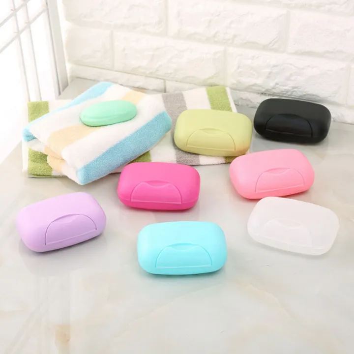 🔥🔥Roman Holiday Candy Color Travel Waterproof Leakproof Soap Box with ...