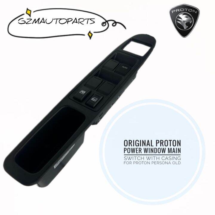 ORIGINAL PROTON POWER WINDOW MAIN SWITCH WITH CASING FOR PROTON PERSONA ...