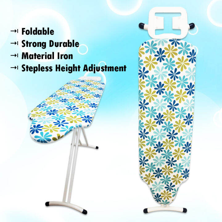 EZYD Foldable Adjustable Mesh Ironing Board Hotel Iron Board 110cm x ...