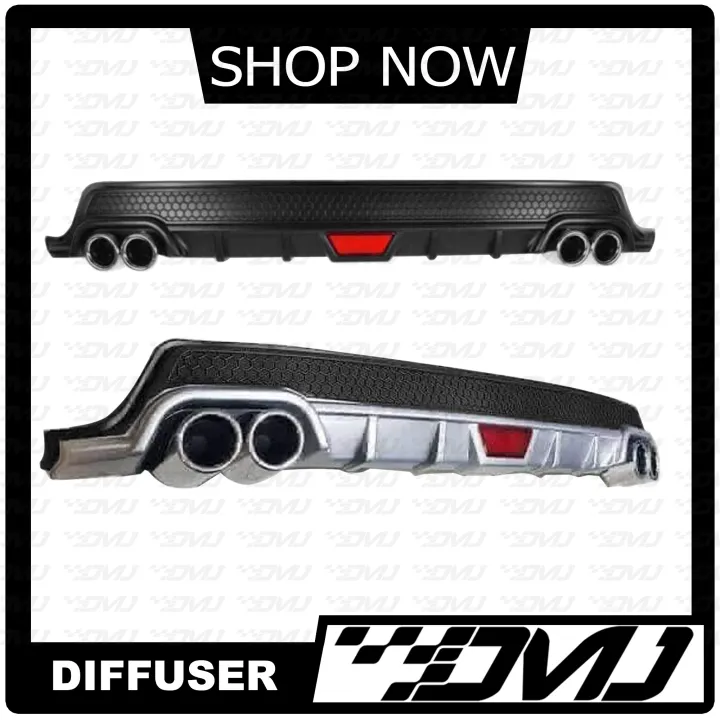 Universal Rear Bumper Diffuser Fit all Car | Lazada PH
