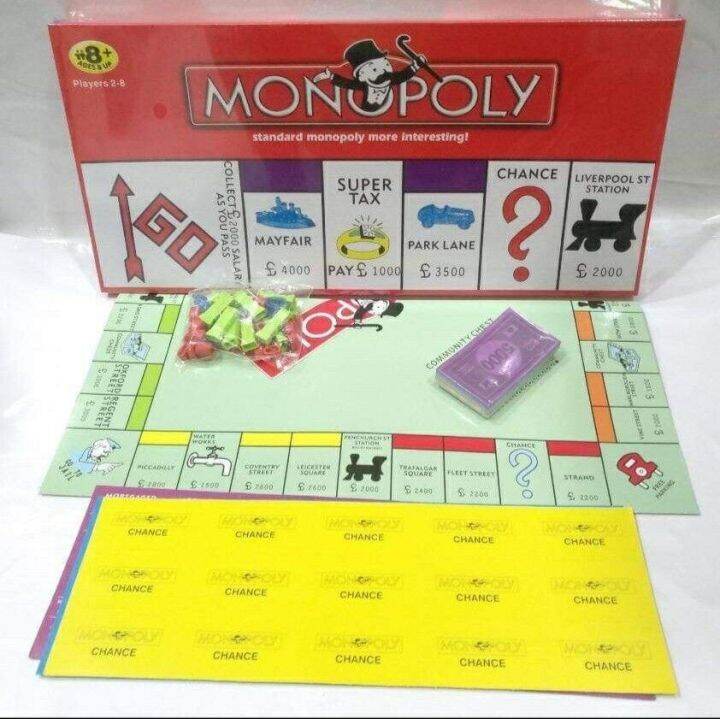 Monopoly Dice Card Board Game Group Game Family Game | Lazada PH
