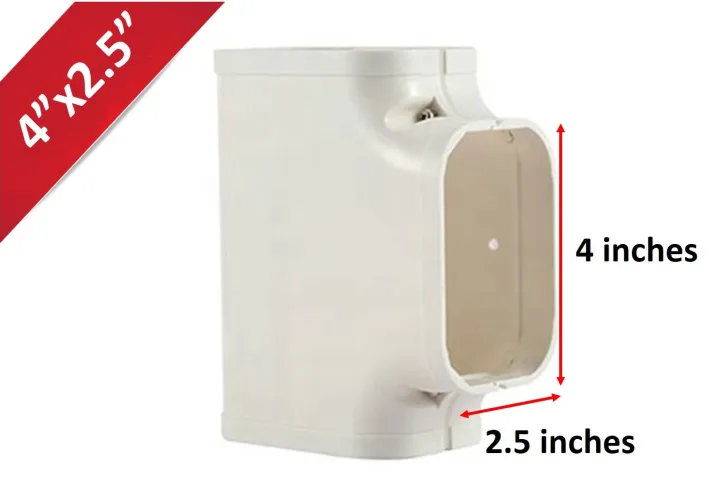 [4x2.5 inches] - PVC Molding / Cladding Tee Connector | Lazada PH