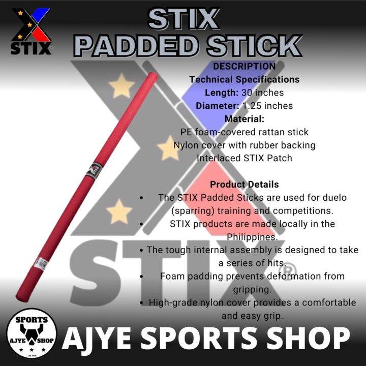 HOT LYTHP STIX ARNIS | ESKRIMA | PADDED STICK (Per Piece) | Lazada PH