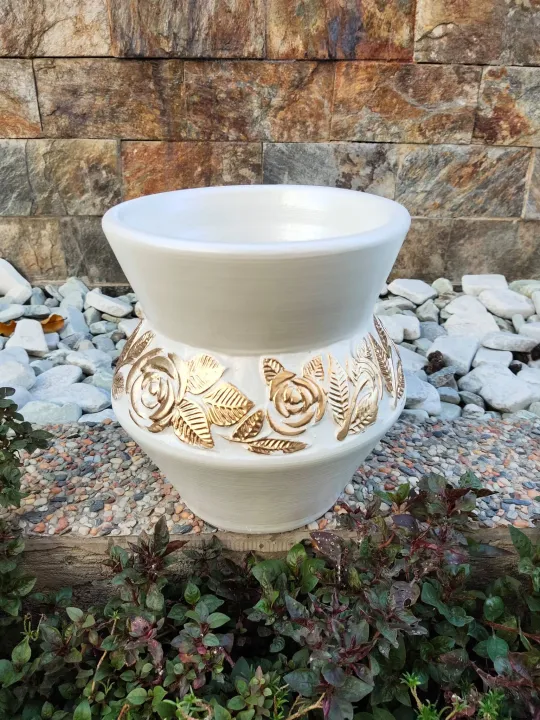 Paso -Elegant Flower vase clay pot | Lazada PH