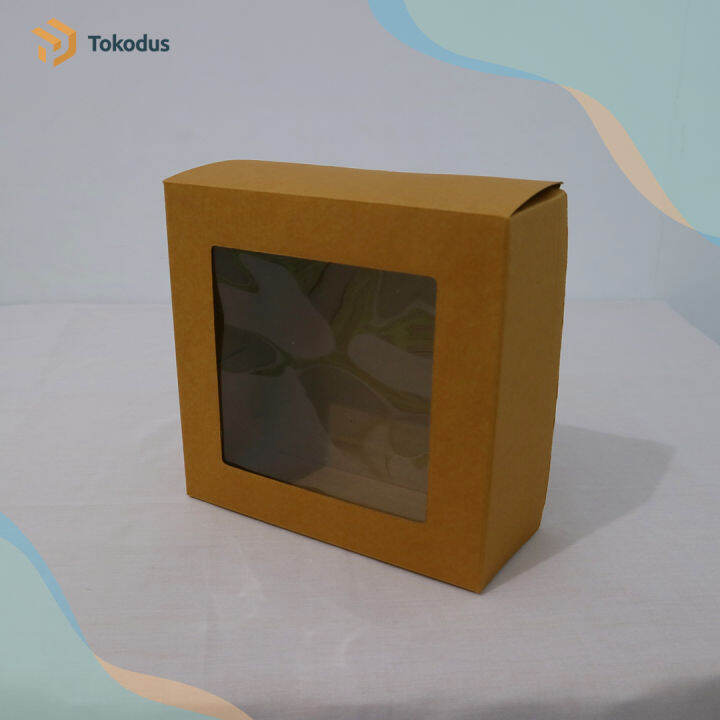 Kardus Kue 25x25x10 cm Kardus Makanan/Box Mika/Kotak Kue (Bisa Custom ...