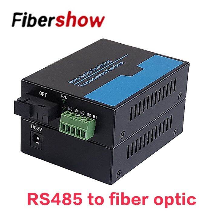 1pair RS485 to Fiber Optic Modem Singlemode SC 20km rs485 to ethernet ...