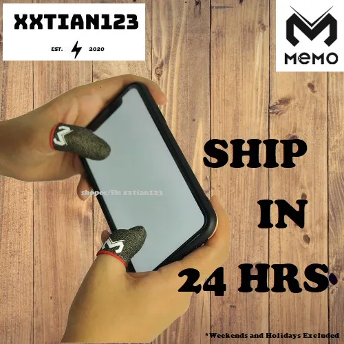 MEMO Gaming Finger Sleeves Limited Edition Anti Sweat Breathable FLY ...