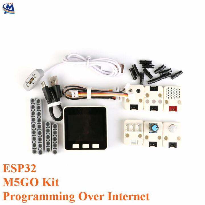 M5GO สตาร์ทเตอร์IOT ชุด ESP32 สำหรับ Arduino/MicroPython การเขียนโปรแกรม Development IR MIC 550 ...