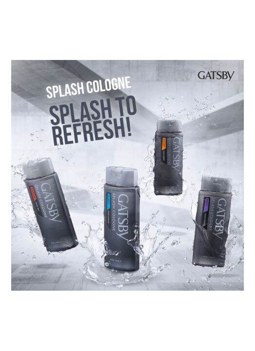 Gatsby Splash Cologne 175ml | Lazada Indonesia