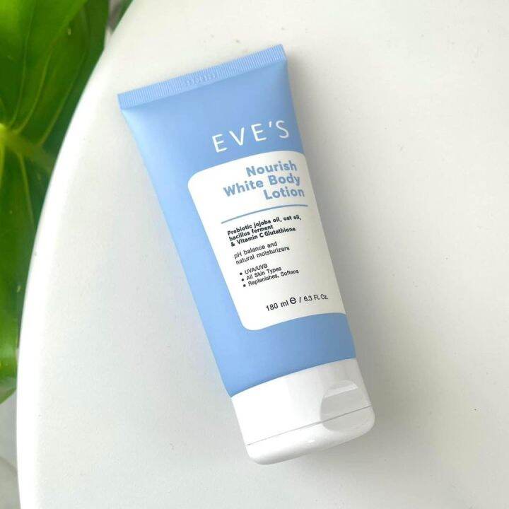 1 หลอด EVE'S โลชั่น อีฟส์ NOURISH WHITE BODY LOTION ปริมาณ 180 มล. | Lazada.co.th