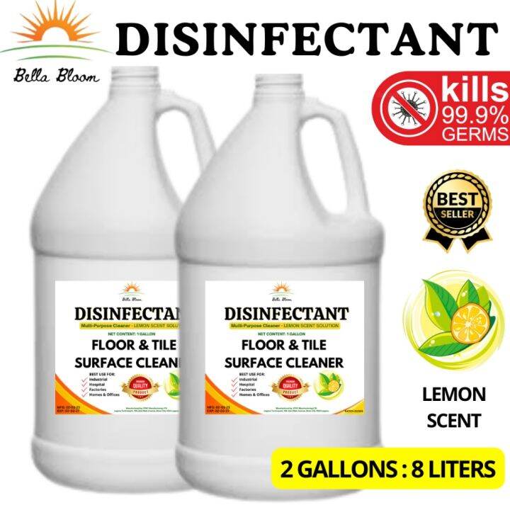 BELLA Clean Disinfectant Cleaner Floor Tile Multi-surface 1 GALLON ...
