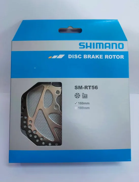 Shimano SM-RT56 Disc Brake Rotor 160mm Bolt type. | Lazada PH